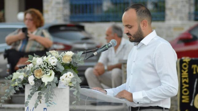 ΑΚΡΟΒΟΥΝΙ – Ξεχώρισε με την κομψότητά της η σύζυγος του Δημάρχου Παγγαίου