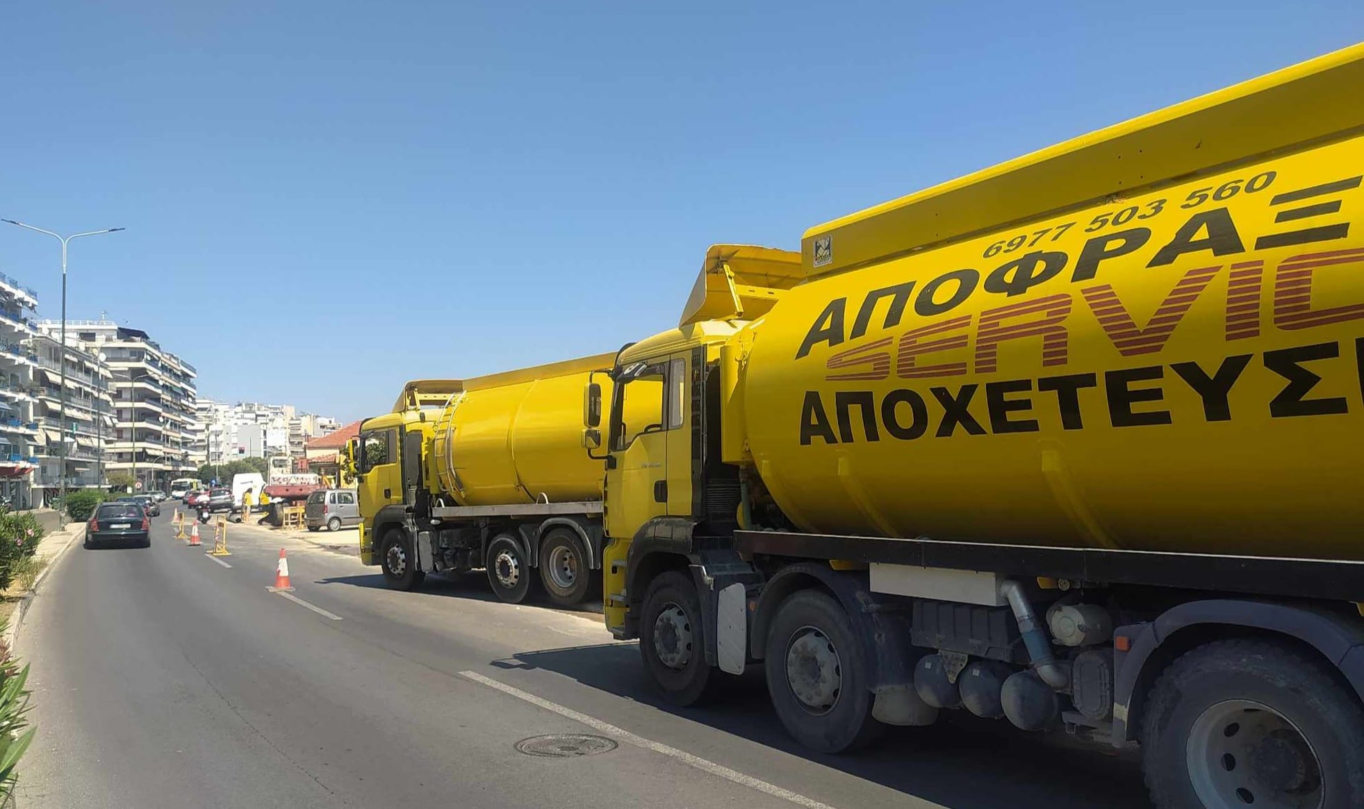 ΚΑΒΑΛΑ – Θραύση και των δύο κλάδων του κεντρικού αποχετευτικού αγωγού ...